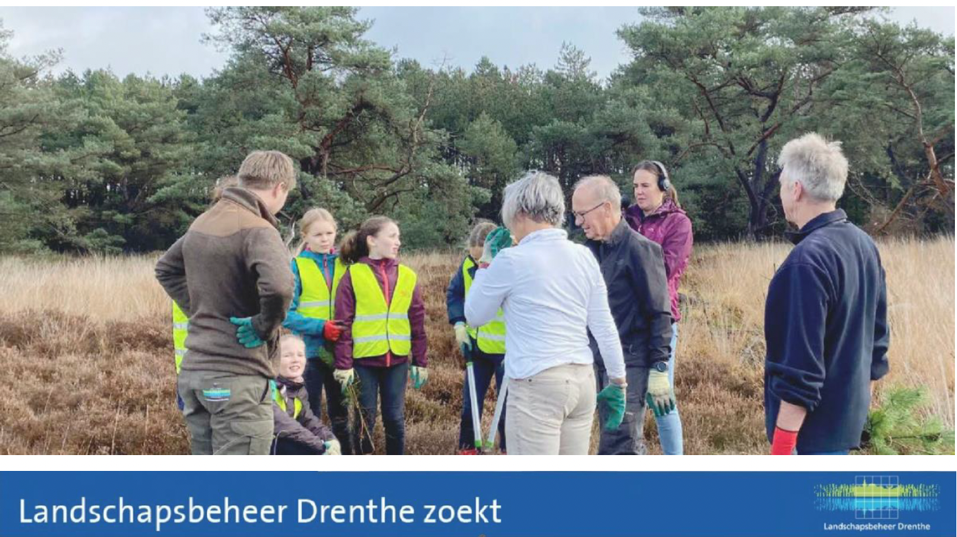Vacature medewerker vrijwilligerswerk algemeen - Landschapsbeheer Drenthe